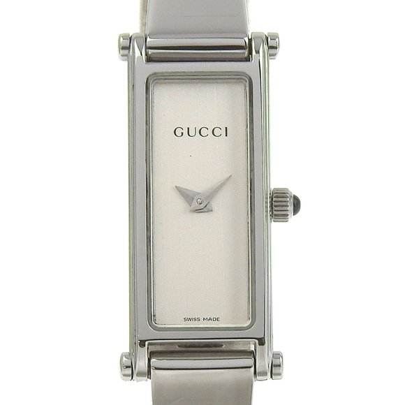 Gucci | Accessories | Gucci Gucci Watch 50l Stainless Steel Quartz ...